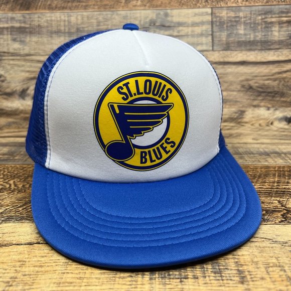 Unbranded | Accessories | Vintage St Louis Blues Mens Trucker Hat Blue ...